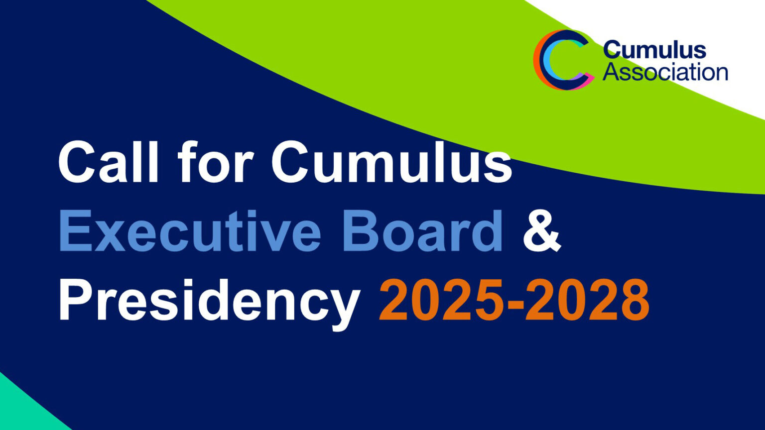 Call for Cumulus Executive Board & Presidency 2025-2028 - Cumulus ...